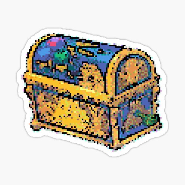 "Calamity Box Pixel" Sticker for Sale by yourfriendashna | Redbubble