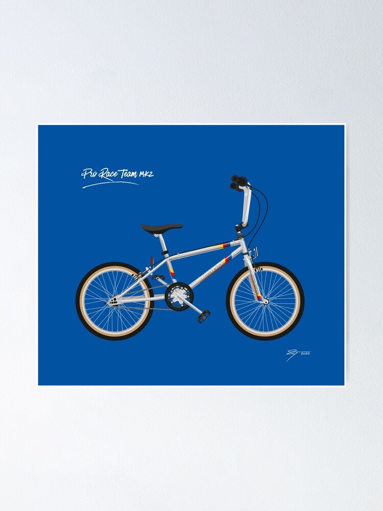 "Raleigh Pro Race Team Mk 2" Poster for Sale by Tunstall | Redbubble