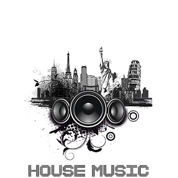 "House Music" Poster for Sale by NiceShirtY | Redbubble