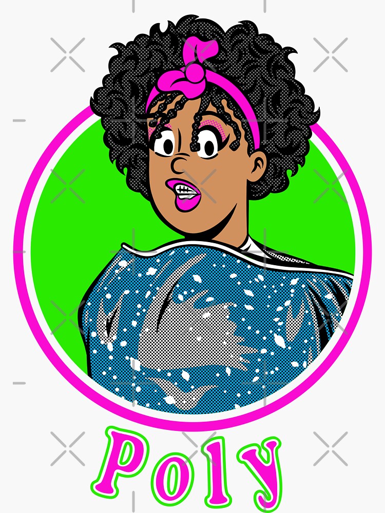 "Poly" Sticker for Sale by StuffByMarkUK | Redbubble