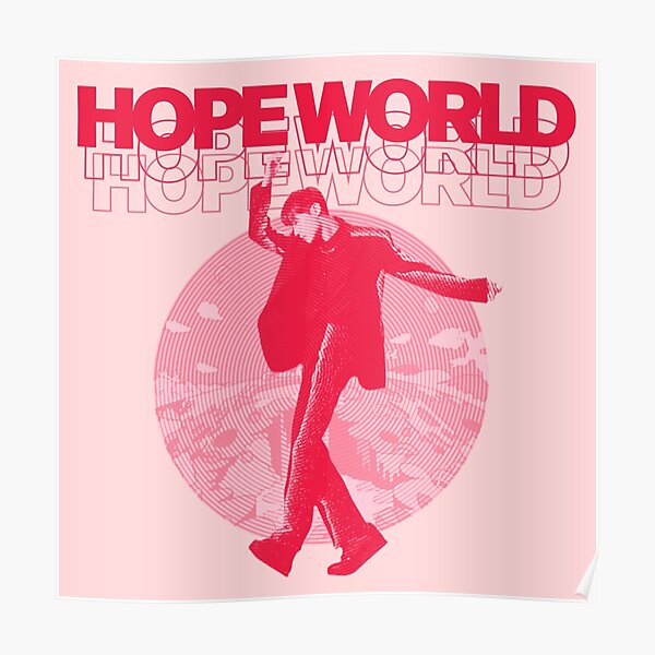 "BTS J-Hope Hope World" Poster for Sale by thoughtsofyou | Redbubble