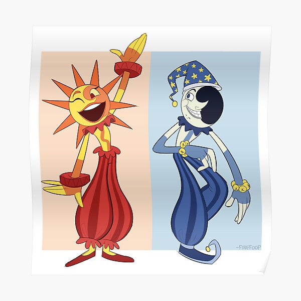 "Fnaf Security Breach Sun And Moon" Poster for Sale by KARDOL | Redbubble