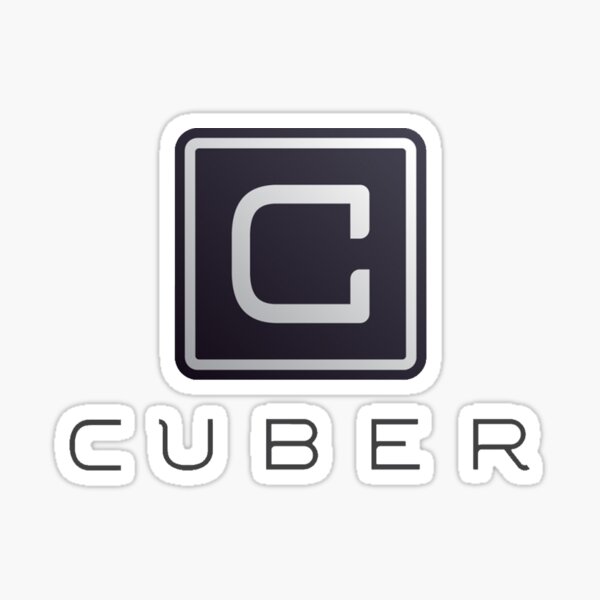"Cuber" Sticker for Sale by Spoon69x | Redbubble