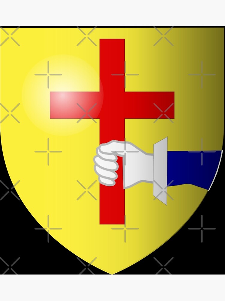 "Coat of Arms of Donegal Town / Clan O'Donnell " Poster by Shav | Redbubble