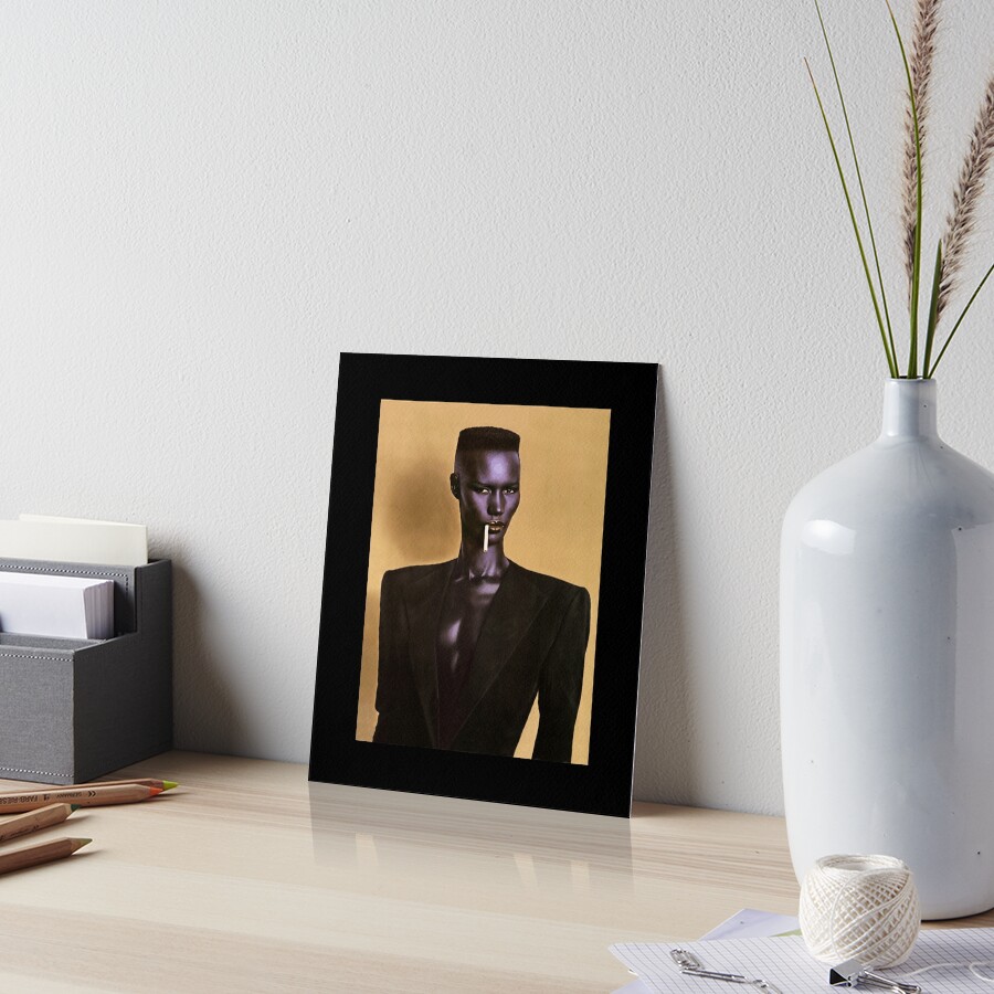 "Grace Jones Poster" Art Board Print by adriennetr | Redbubble