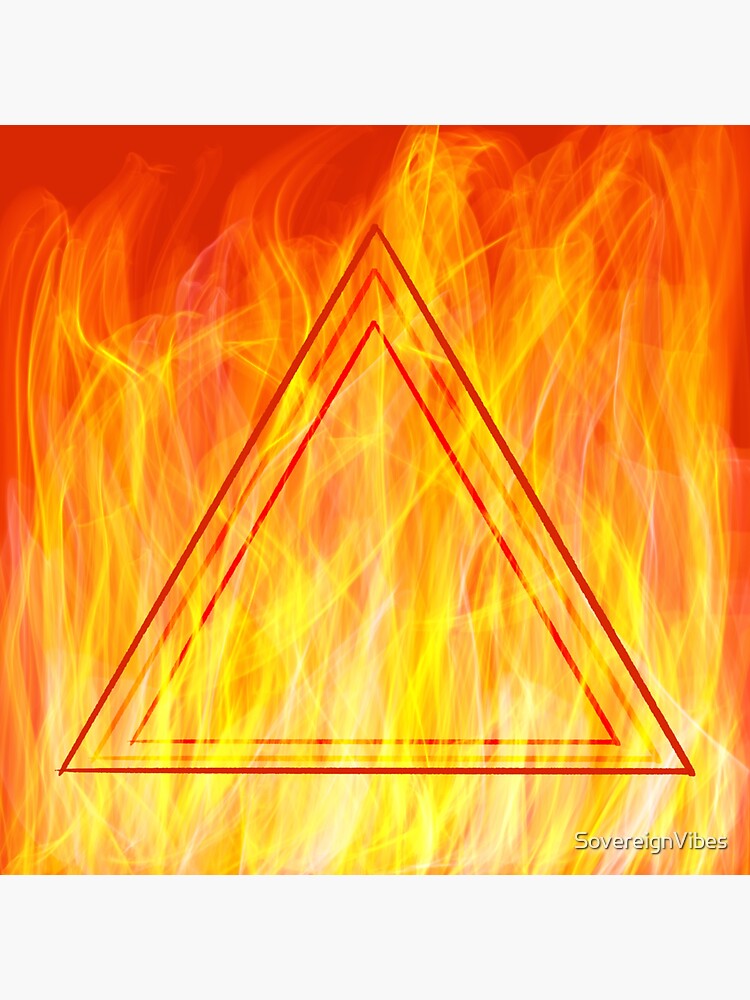 "Fire Element" Sticker by SovereignVibes | Redbubble