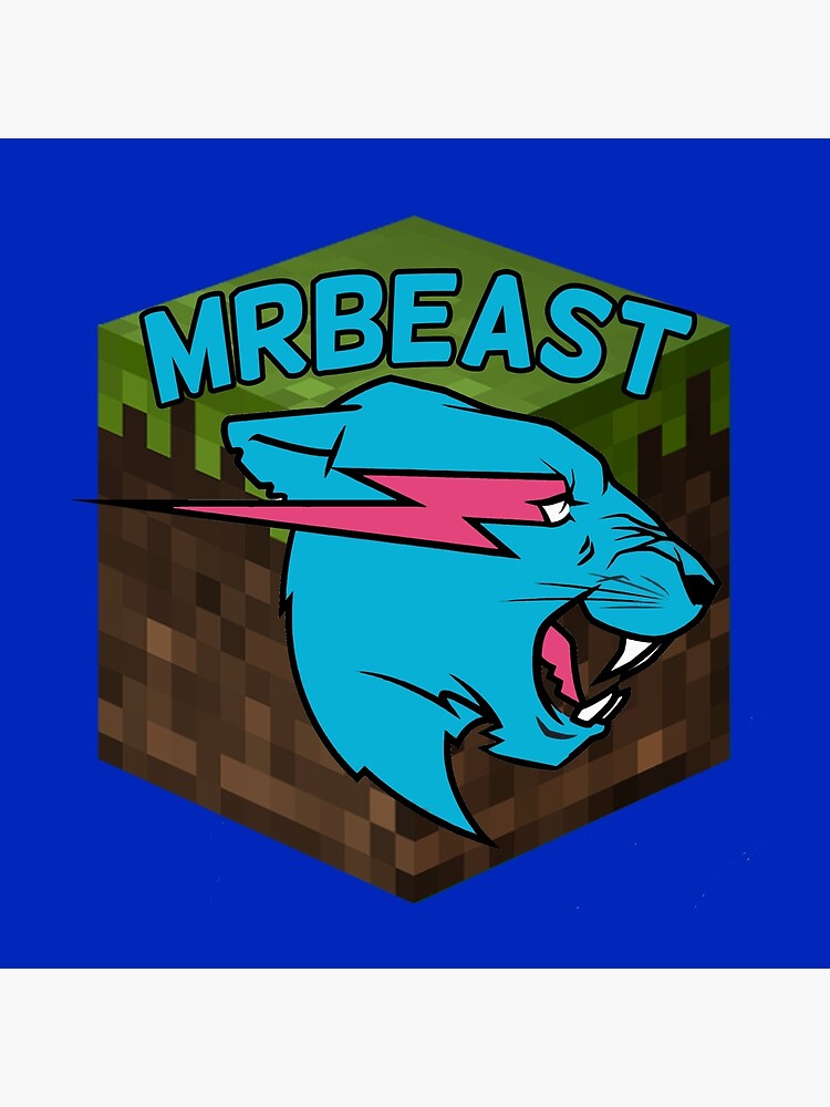 Póster «YouTuber de Minecraft Mrbeast» de charlesoeland | Redbubble