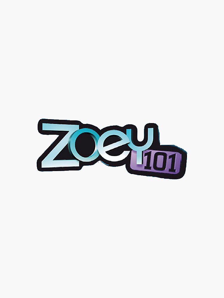 "ZOEY" Sticker for Sale by Songbird6345 | Redbubble