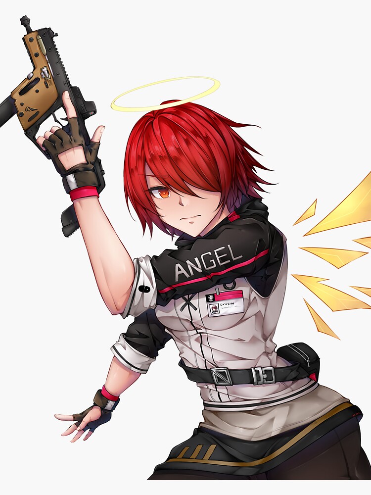 "Exusiai, Arknights" Sticker for Sale by PioWear4You | Redbubble