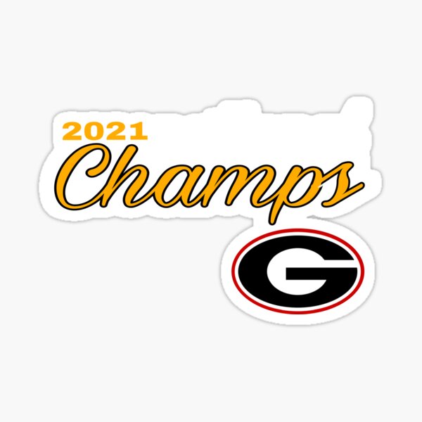 "College Football Playoff 2021 National Champions " Sticker for Sale by ...