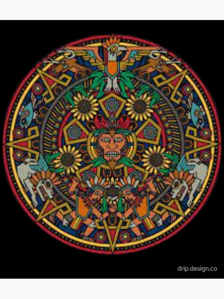 Póster La Belleza De La Realeza Azteca De Chatos10 Redbubble