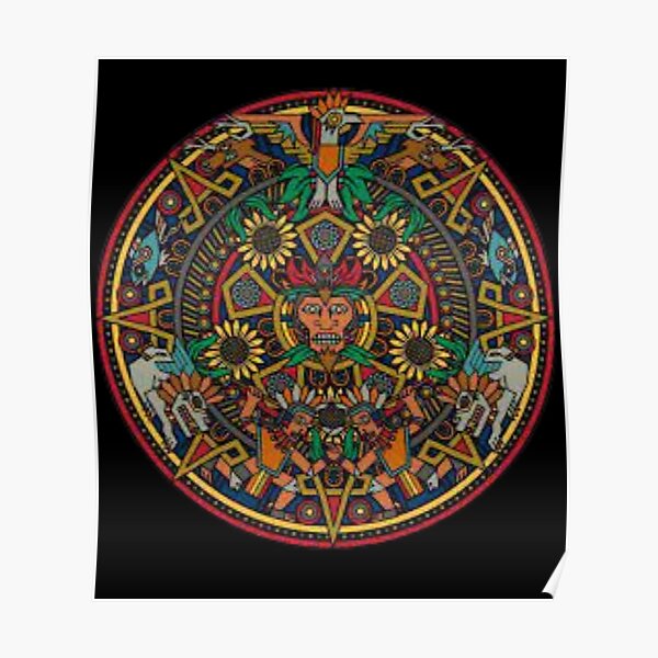 Póster «La belleza de la realeza azteca» de Chatos10 | Redbubble