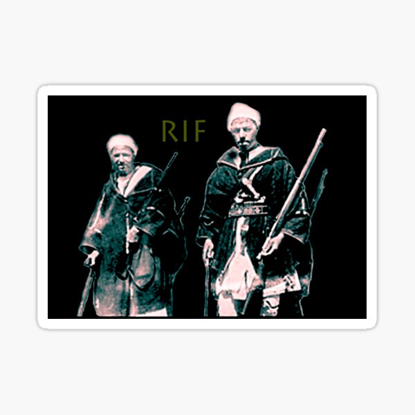 "RIF WARRIORS MOROCCO" Sticker for Sale by Zone-T | Redbubble