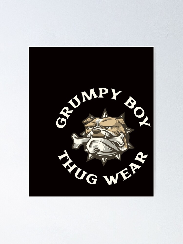 "Grumpy boy" Poster for Sale by zac-blackk-art | Redbubble