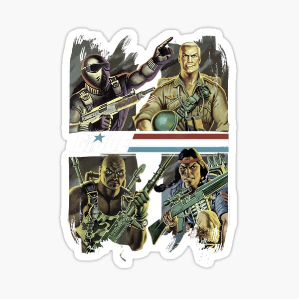 "Army Group Original Four" Sticker for Sale by BeautyFlower111 | Redbubble