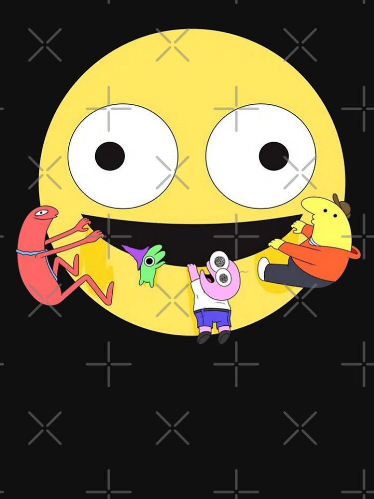 "smiling friends logo" T-shirt for Sale by ABU-HASBROWN | Redbubble ...