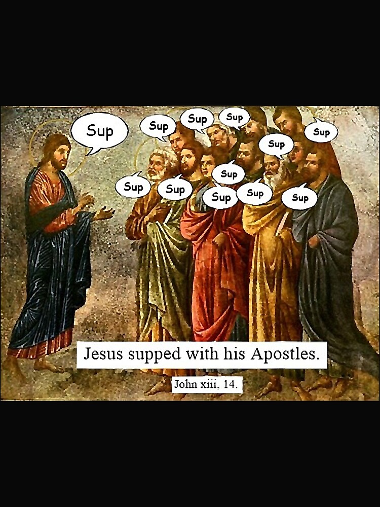 "Funny Christian Jesus Apostles Meme " Photographic Print for Sale by ...