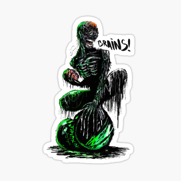 "Tarman Brains Delight" Sticker for Sale by DougSQ | Redbubble