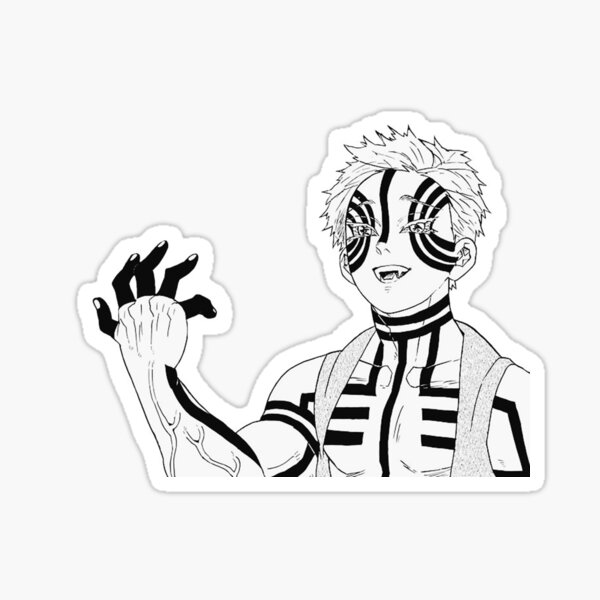 "Akaza Sticker" Sticker by Waifun | Redbubble