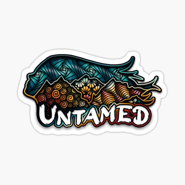 "Untamed " Sticker by Turas | Redbubble