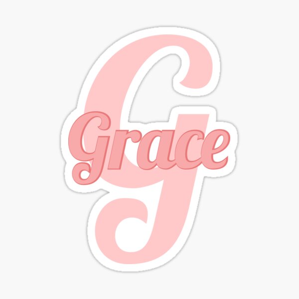 "Baby girl named Grace" Sticker for Sale by jshek8188 | Redbubble