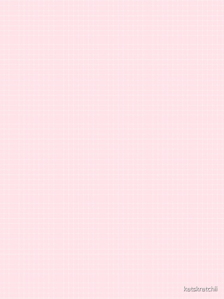 "Pink White grid tumblr cute aesthetic" Graphic T-Shirt for Sale by ...