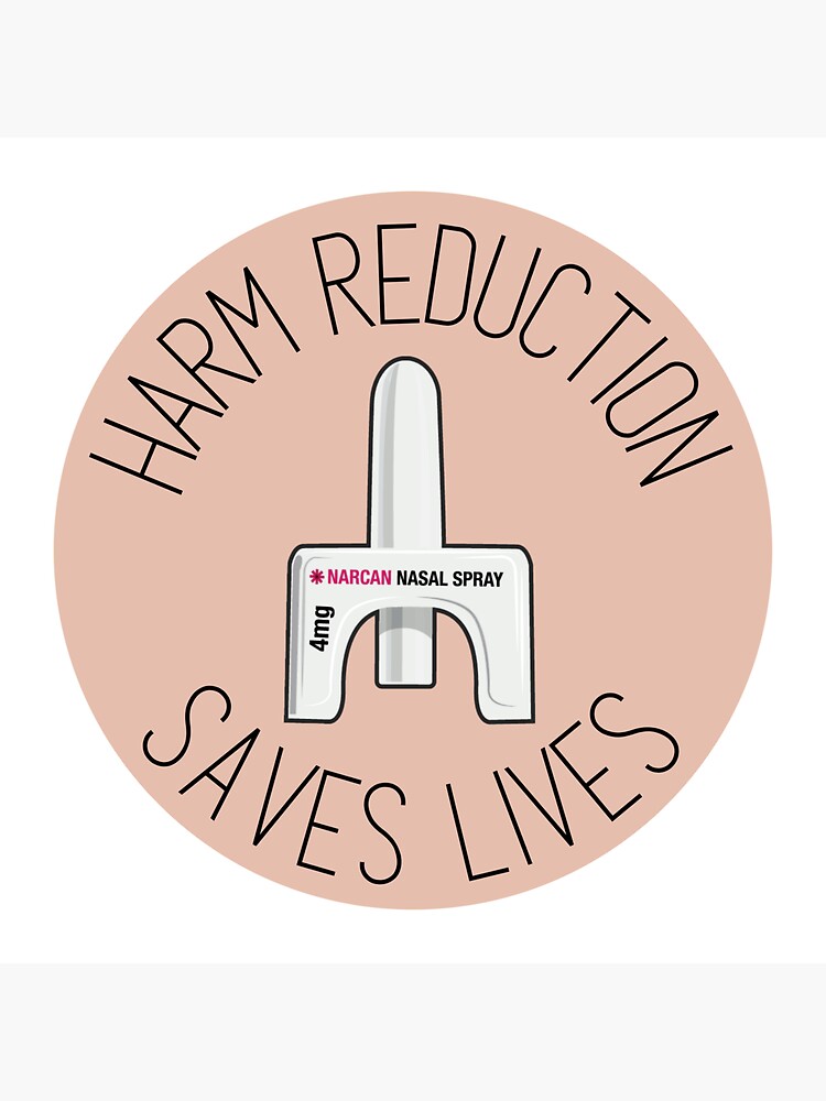 "Harm Reduction Saves Lives" Sticker for Sale by sydneyjdg | Redbubble