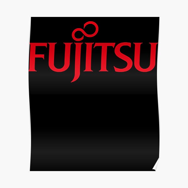 "Fujitsu Logo For Fans" Poster by KianaWatsica | Redbubble
