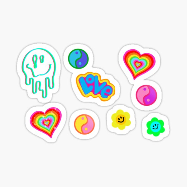 "Indie aesthetic sticker pack " Sticker for Sale by HeyxLover | Redbubble