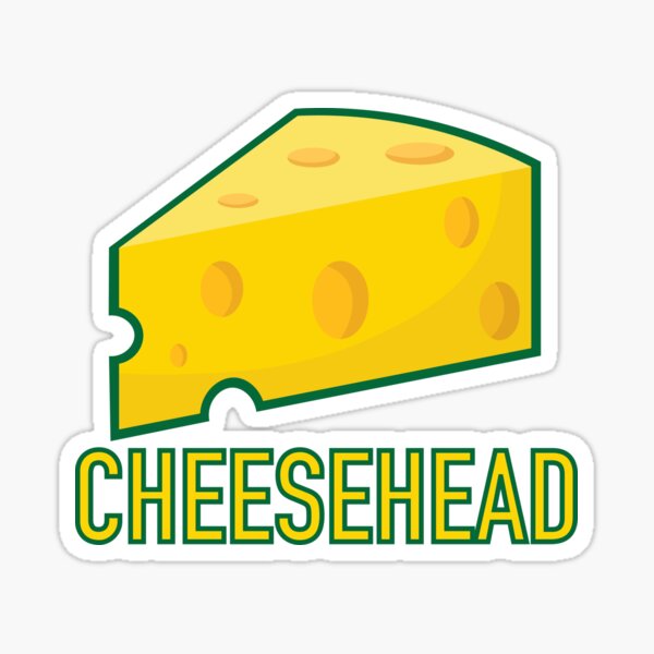 "Cheesehead" Sticker for Sale by ethan-hassick | Redbubble