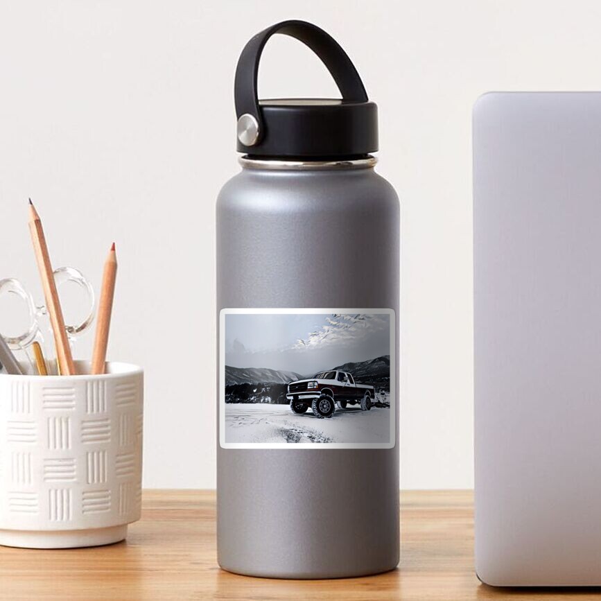 "Ford OBS F250 Truck" Sticker for Sale by Maxsfinedesigns | Redbubble