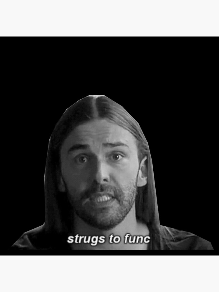 "Struggs to Func Jonathan Van Ness JVN Queer Eye Meme" Poster by ...