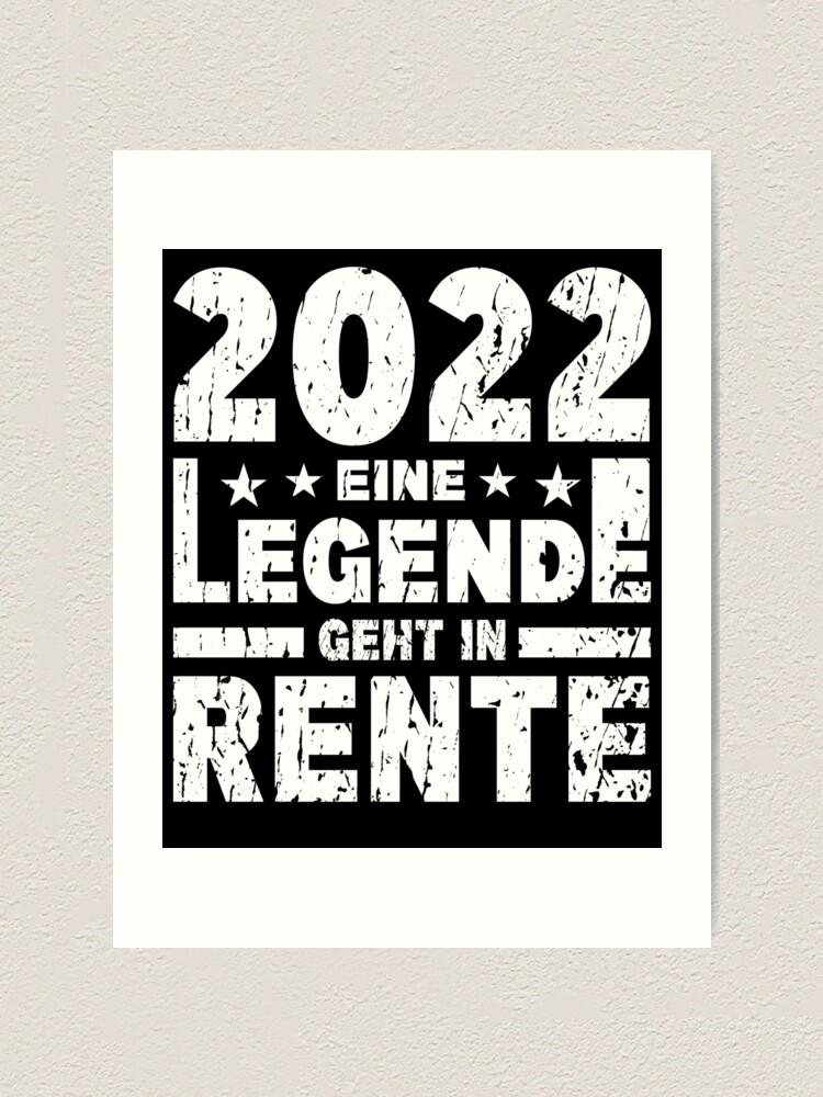 "2022 a legend retires" Art Print for Sale by phys | Redbubble