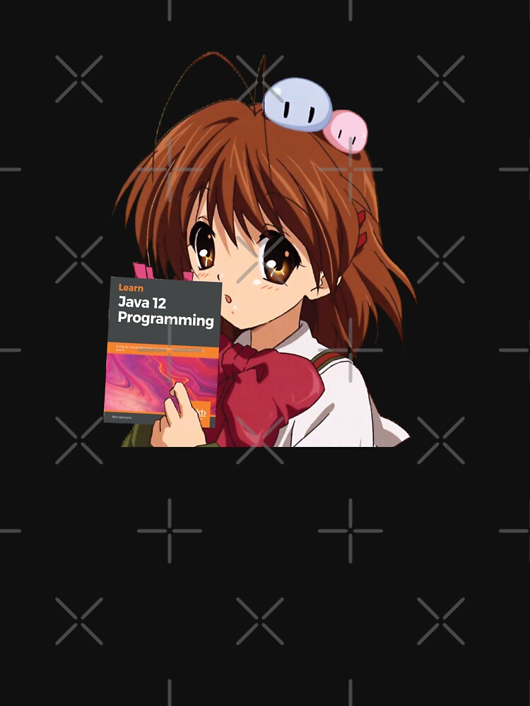 Cute Anime Girl Learn Java 12 Programming Book T Shirt For Sale By Mythical Design Redbubble