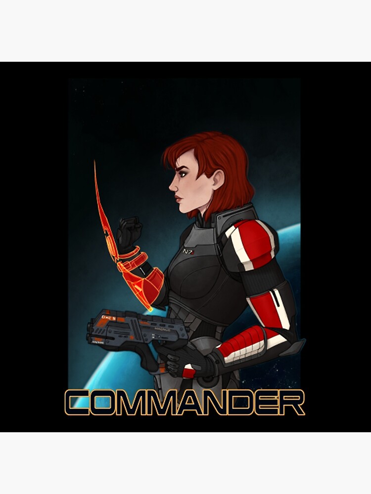 "Commander Jane Shepard" Poster for Sale by Berezinkusma | Redbubble