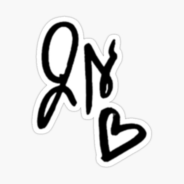 "Badflower Josh Katz Signature " Sticker by ImpressionzNHS | Redbubble