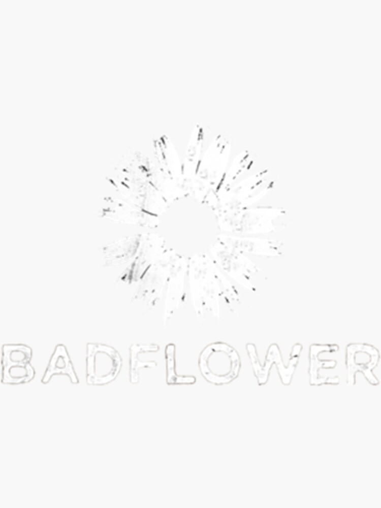 "Badflower logo " Sticker by ImpressionzNHS | Redbubble