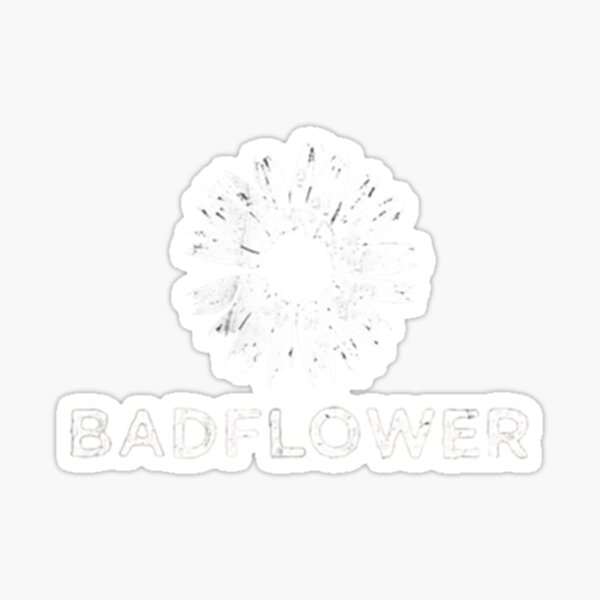 "Badflower logo " Sticker by ImpressionzNHS | Redbubble