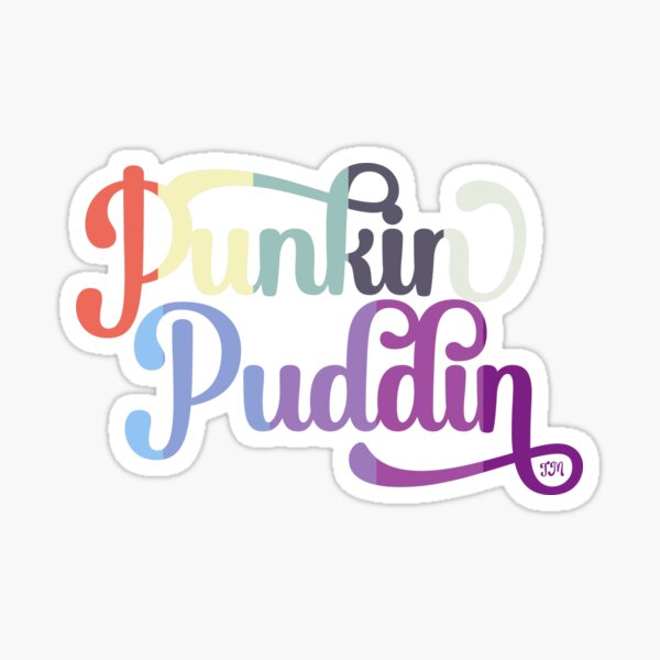 "Punkin Puddin" Sticker for Sale by Punkin-Puddin | Redbubble