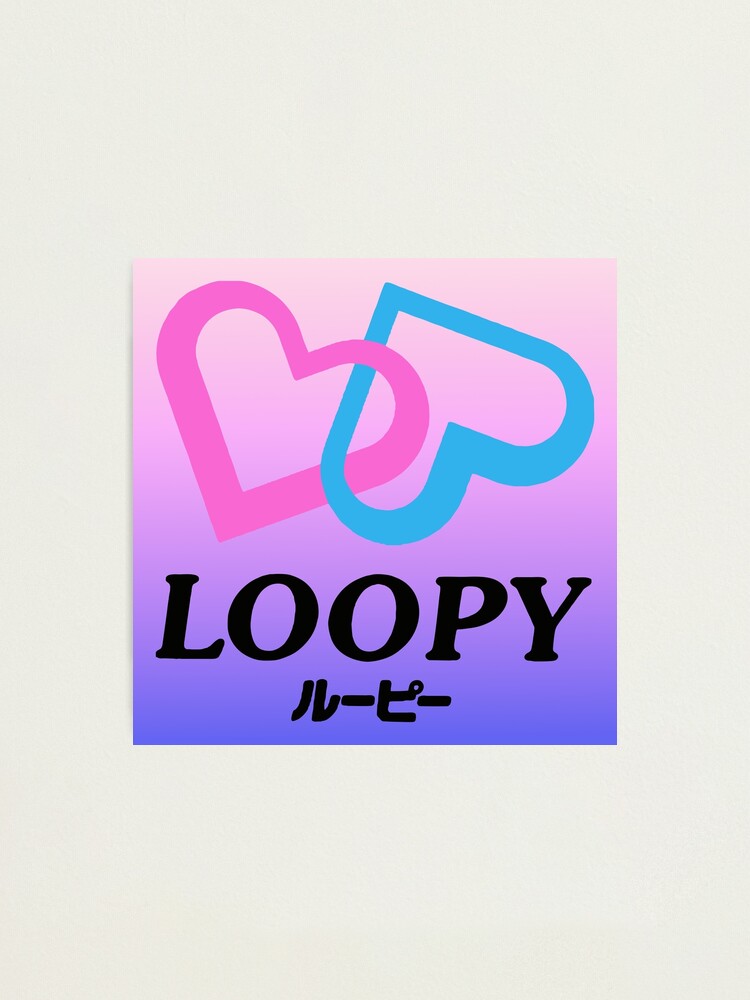 "Loopy (Logo)" Photographic Print for Sale by winscometjump | Redbubble