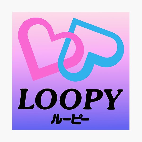 "Loopy (Logo)" Photographic Print for Sale by winscometjump | Redbubble