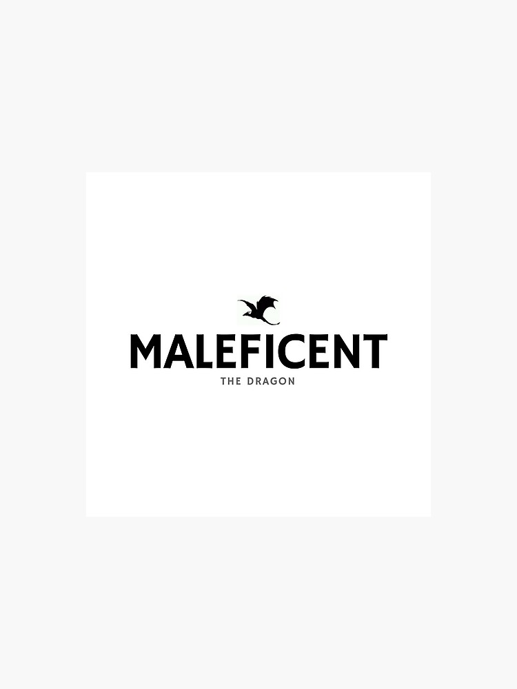 "Maleficent Logo" Sticker by awhitefairytale | Redbubble
