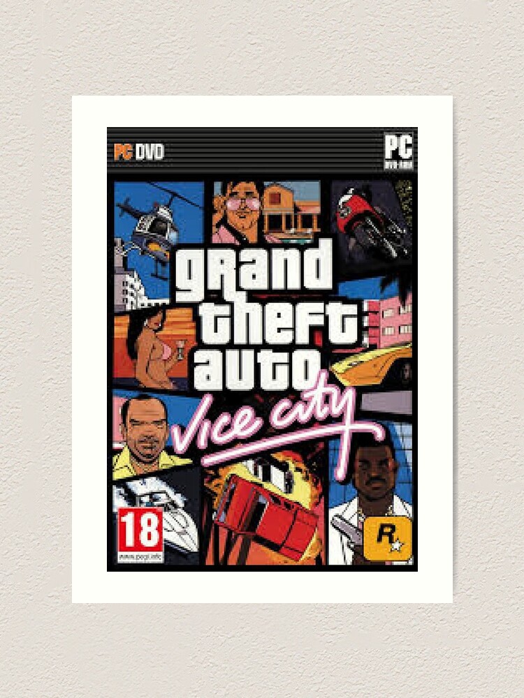 "Vice City PC Version" Art Print for Sale by garybrownlo | Redbubble