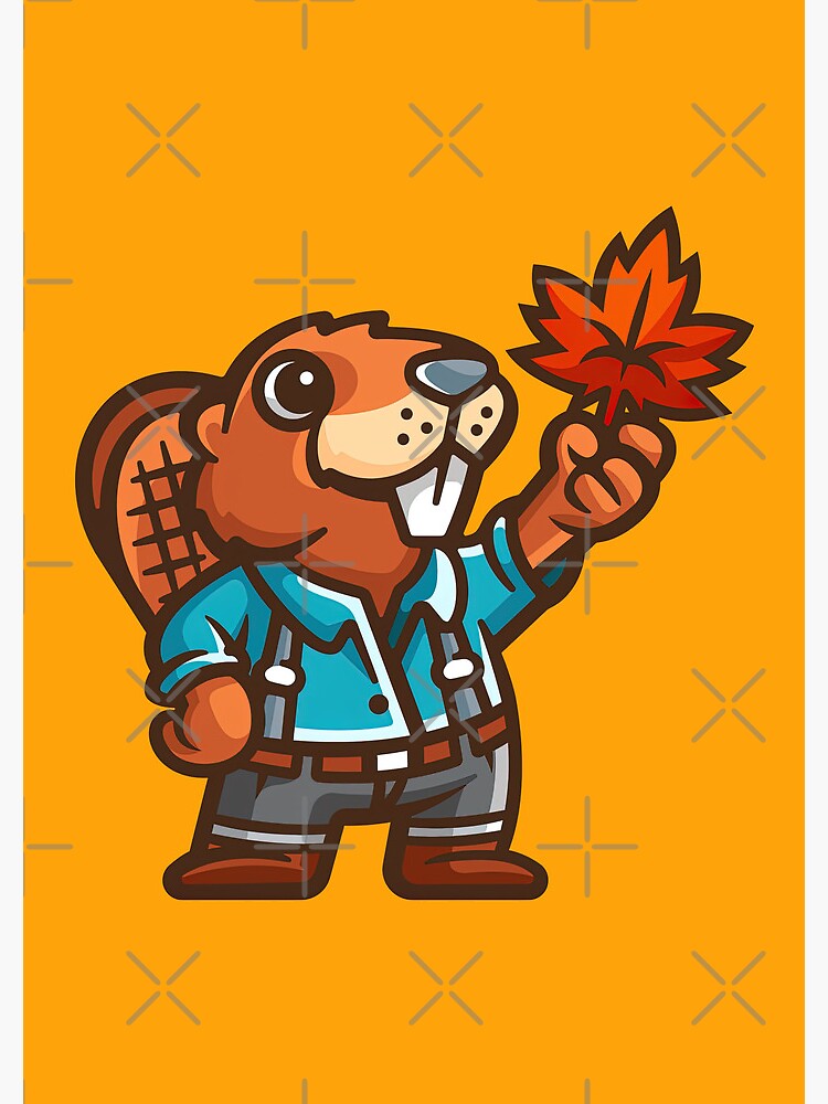 Cuaderno de espiral «Personaje de dibujos animados de castor, dibujos ...