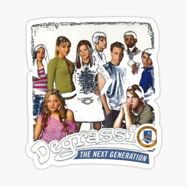 "DEGRASSI " Sticker for Sale by softeStudior | Redbubble