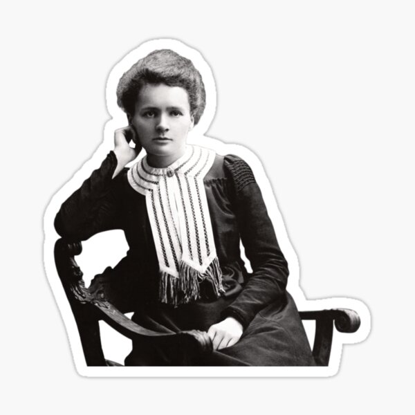 "Marie Curie" Sticker for Sale by greylectric | Redbubble