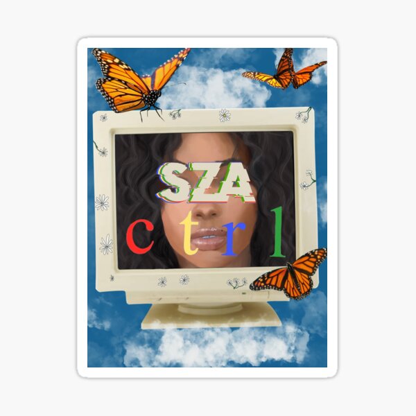 "Sza Ctrl " Sticker by graceec419 | Redbubble