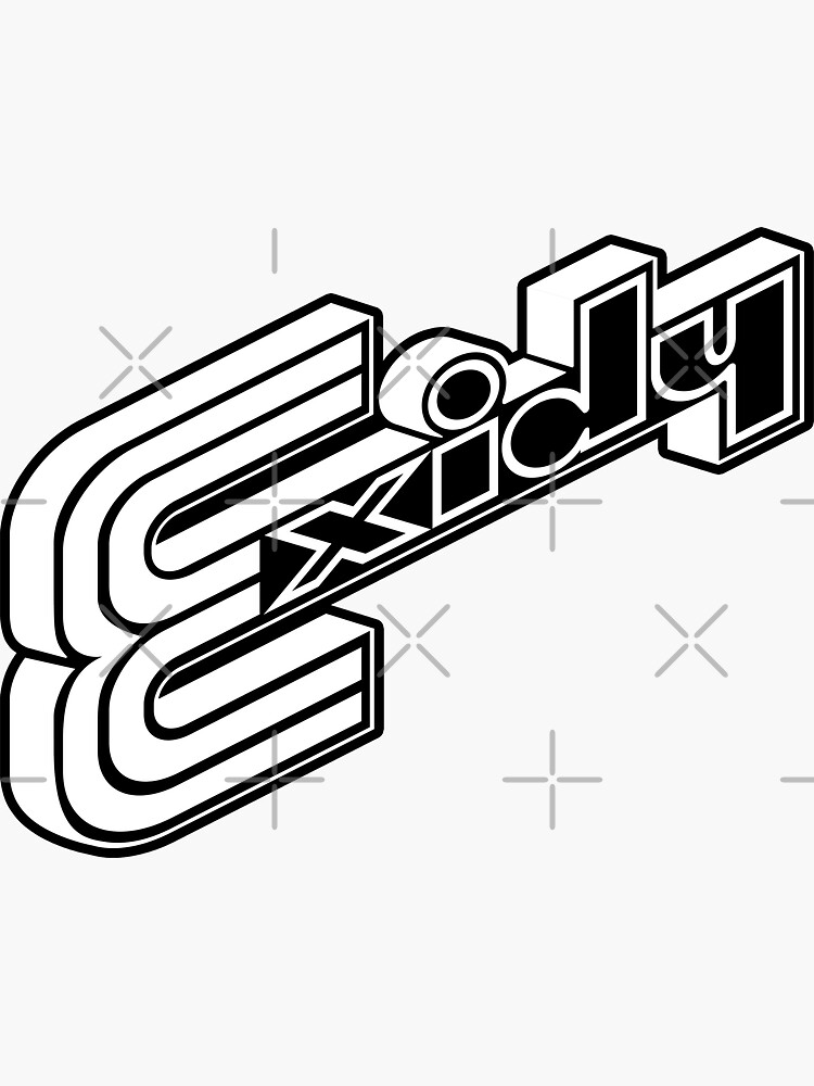 "Exidy" Sticker for Sale by bootlegfactory | Redbubble