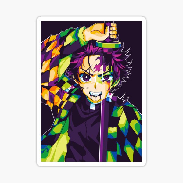 "Kamado Tanjirou" Sticker for Sale by pentiumxstudio | Redbubble