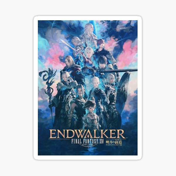 "Final Fantasy XIV Endwalker classic poster" Sticker for Sale by ...